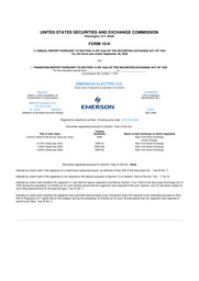 Emerson - Annual Reports (10-K)