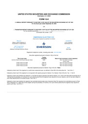 Emerson - Annual Reports (10-K)
