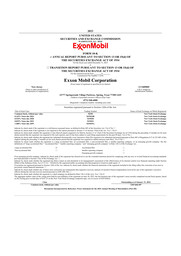 Exxon Mobil - Annual Reports (10-K)