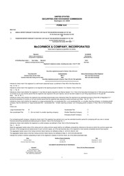 McCormick & Company - Annual Reports (10-K)