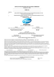 Pfizer - Annual Reports (10-K)