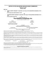 Williams Companies - Annual Reports (10-K)