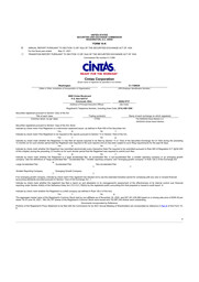 Cintas - Annual Reports (10-K)