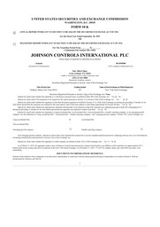 Johnson Controls - Annual Reports (10-K)