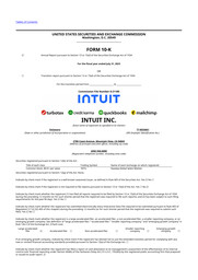 Intuit - Annual Reports (10-K)