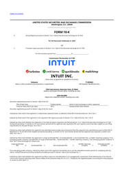 Intuit - Annual Reports (10-K)