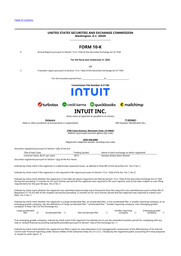 Intuit - Annual Reports (10-K)