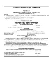 Whirlpool - Annual Reports (10-K)