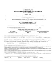 ManpowerGroup - Annual Reports (10-K)