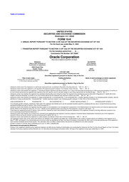 Oracle - Annual Reports (10-K)