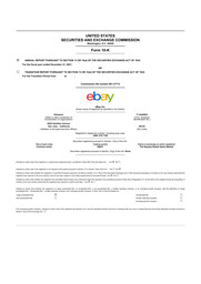 eBay - Annual Reports (10-K)