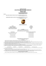 United Parcel Service - Annual Reports (10-K)