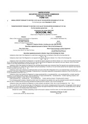 DexCom - Annual Reports (10-K)