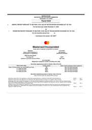 Mastercard - Annual Reports (10-K)