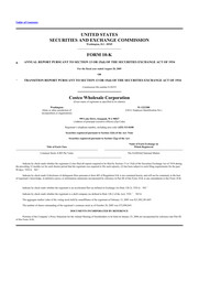 Costco - Annual Reports (10-K)