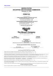 The Mosaic Company - Annual Reports (10-K)