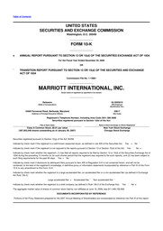 Marriott International - Annual Reports (10-K)