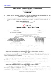 Comcast - Annual Reports (10-K)