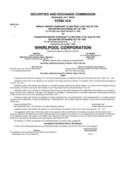 Whirlpool - Annual Reports (10-K)