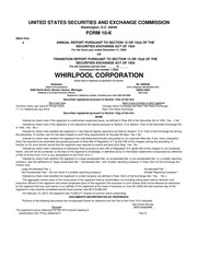 Whirlpool - Annual Reports (10-K)