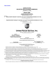 United Parcel Service - Annual Reports (10-K)