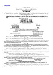 DexCom - Annual Reports (10-K)