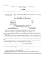 American Express - Annual Reports (10-K)