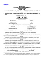 DexCom - Annual Reports (10-K)