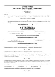 Kroger - Annual Reports (10-K)