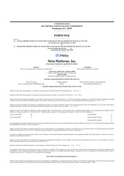 Meta Platforms (Facebook) - Annual Reports (10-K)