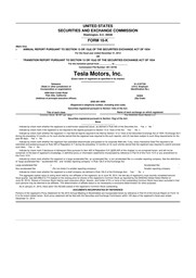 Tesla - Annual Reports (10-K)