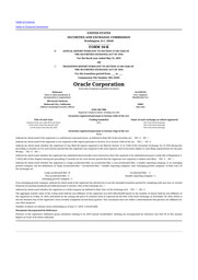 Oracle - Annual Reports (10-K)