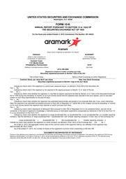 Aramark - Annual Reports (10-K)