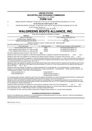 Walgreens Boots Alliance - Annual Reports (10-K)