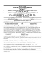 Walgreens Boots Alliance - Annual Reports (10-K)