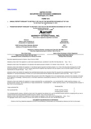 Marriott International - Annual Reports (10-K)