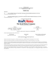 Kraft Heinz - Annual Reports (10-K)