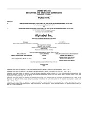 Alphabet (Google) - Annual Reports (10-K)