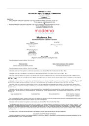 Moderna - Annual Reports (10-K)