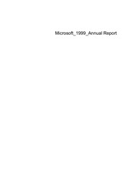 Microsoft - Annual Reports