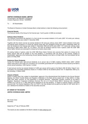 UOB - Financial Statements