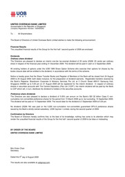 UOB - Financial Statements