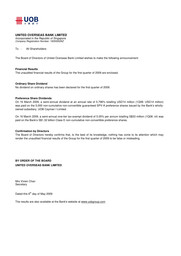 UOB - Financial Statements