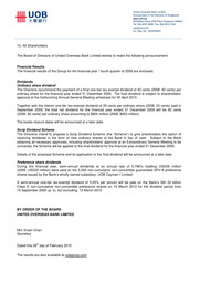 UOB - Financial Statements