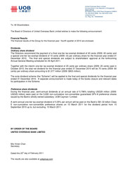 UOB - Financial Statements