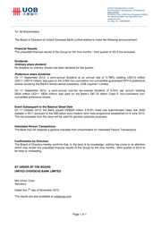 UOB - Financial Statements