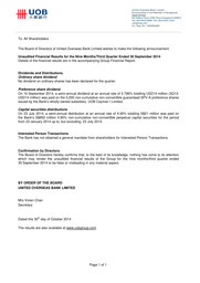 UOB - Financial Statements