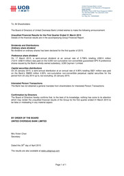 UOB - Financial Statements