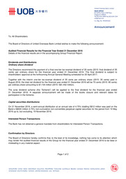 UOB - Financial Statements