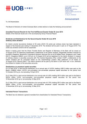 UOB - Financial Statements